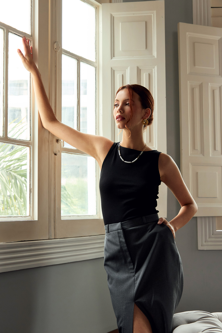 PANTALÓN RECTO ELLE DE RAYAS – Bembella Perú